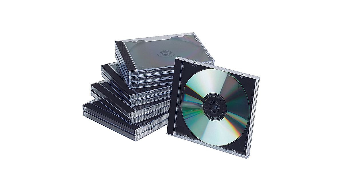 Q Connect KF02209 CD Jewel Cases - Pack of 10