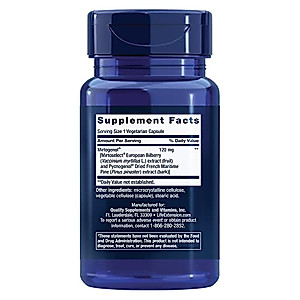 Life Extension Eye Pressure Support Supplement with Mirtogenol – Eye Health Supplement - Once Daily - Non-GMO, Gluten-Free - 30 Vegetarian Capsules