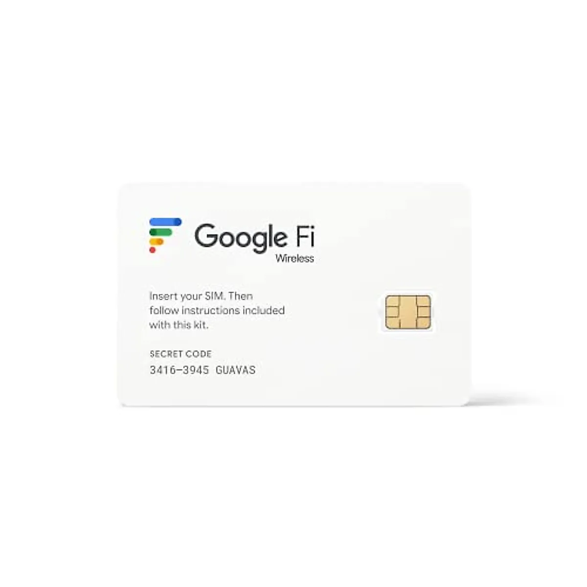 Google Fi Wireless Simply Unlimited Plan | Talk/Text/Data | Unlimited 5G/4G LTE | SIM Kit - 1 Month