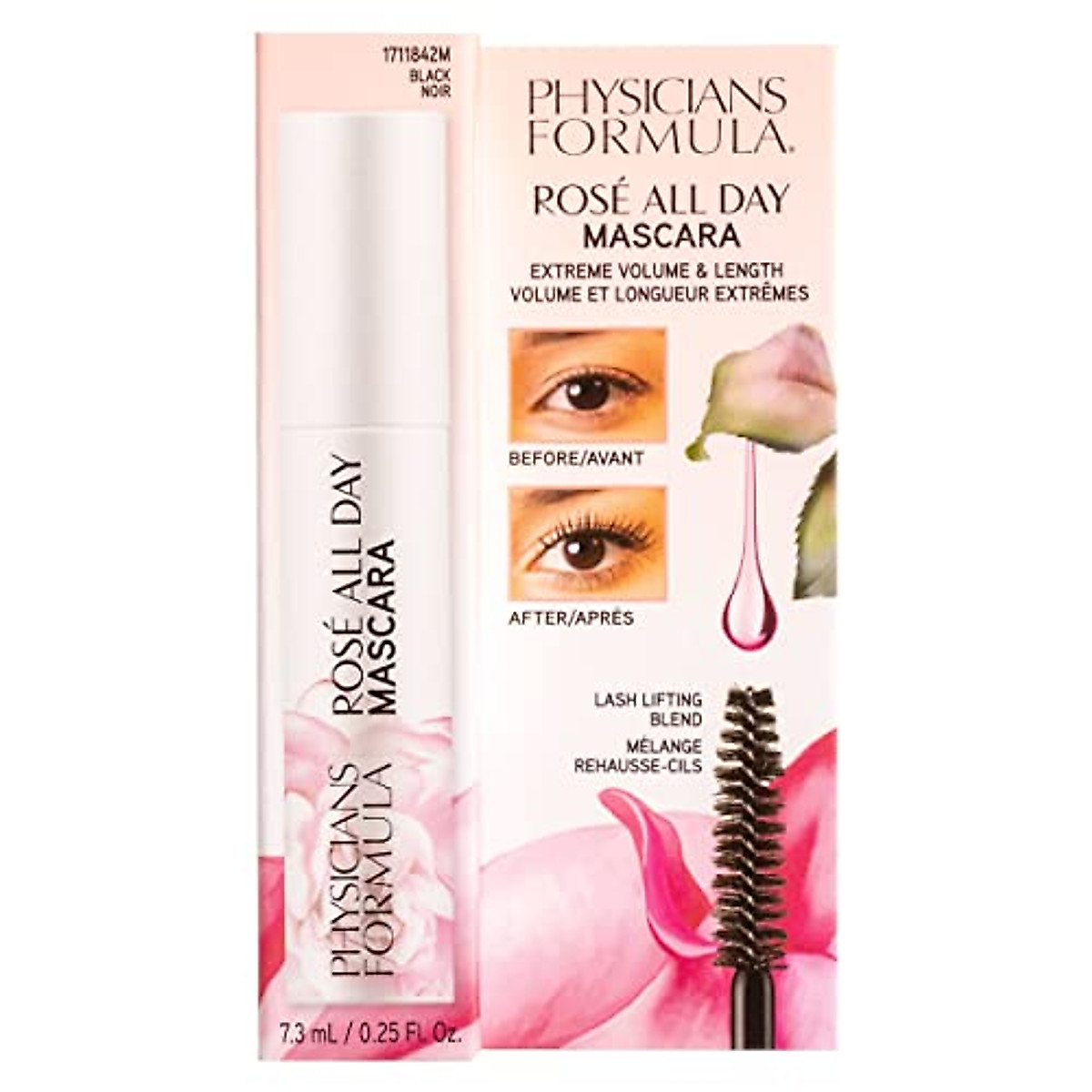 Physicians Formula Mini Rosé All Day Mascara | Dermatologist Tested, Clinicially Tested
