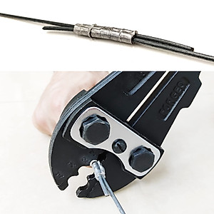 FenceMate Aluminum Alloy Crimp Loop Sleeves #2-3 to Splice & Join Metallic Wires or Wire Ropes, Tempered, Gritted with Super Holding Force on High Tensile Wires Used in Fencing & Hanging, 100pcs/Pack