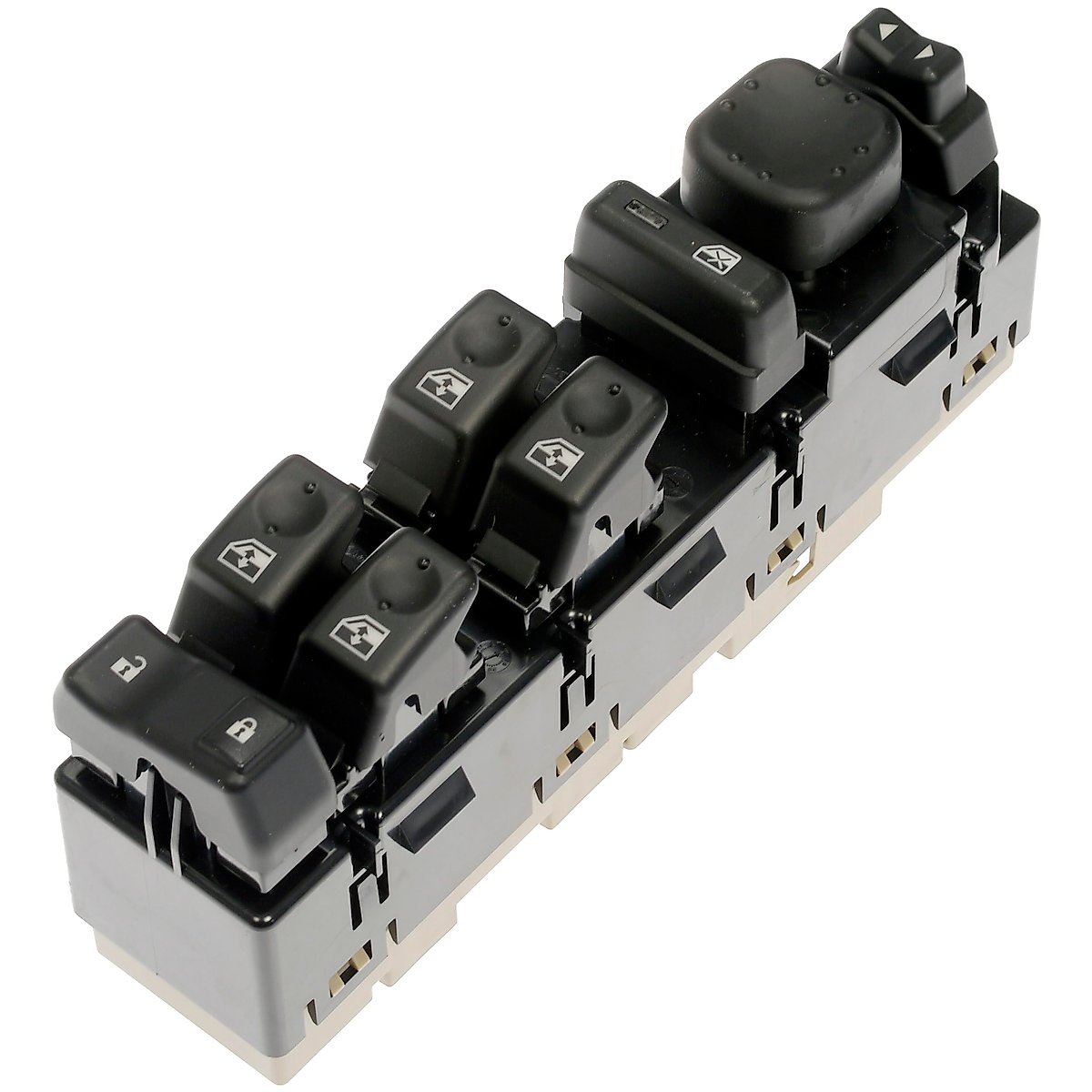 Dorman 901-075 Front Driver Side Master Window Switch Assembly - 8 Button Compatible with Select Cadillac / Chevrolet / GMC Models