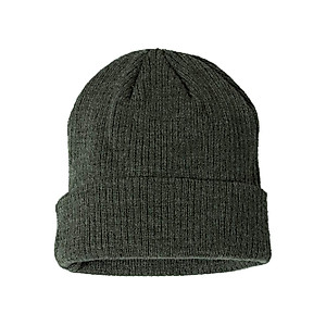 Champion Ribbed Knit Cap One Size Heather Forest