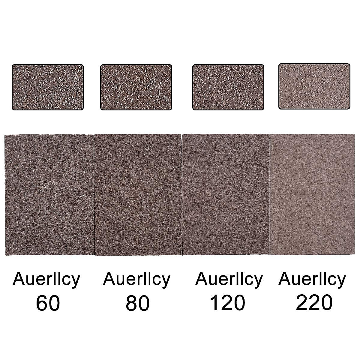 Sanding Sponge, Auerllcy Coarse/Medium/Fine/Superfine 4 Different Specifications Sanding Blocks Assortment,Washable and Reusable.