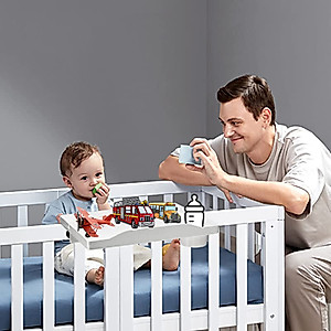 Bedside Shelf, Bunk Bed Shelf Organizer for Top Bunk Dorm Clip On Nightstand with Cup Holder Hooks Hanging Cup Plastic Bedside Shelf Tray for Kids for Bed College Dorm Room Essentials