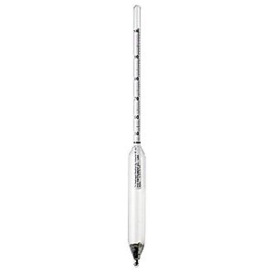 H-B Instrument B61809-4100 Instrument Isopropyl Alcohol Hydrometers; 50 to 100% and 1% Accuracy