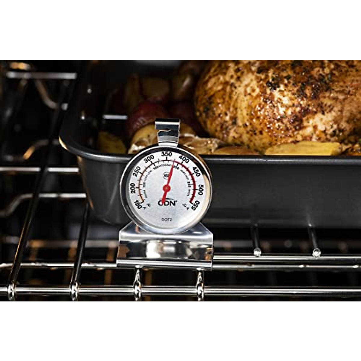 CDN DOT2 09502000954 ProAccurate Oven Thermometer, 1 EA, Silver
