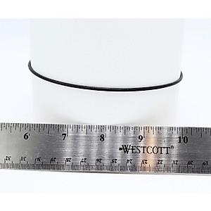 20 Piece High Quality Soft Black Jelly Bracelet Set - Great for Extra Large Wrists