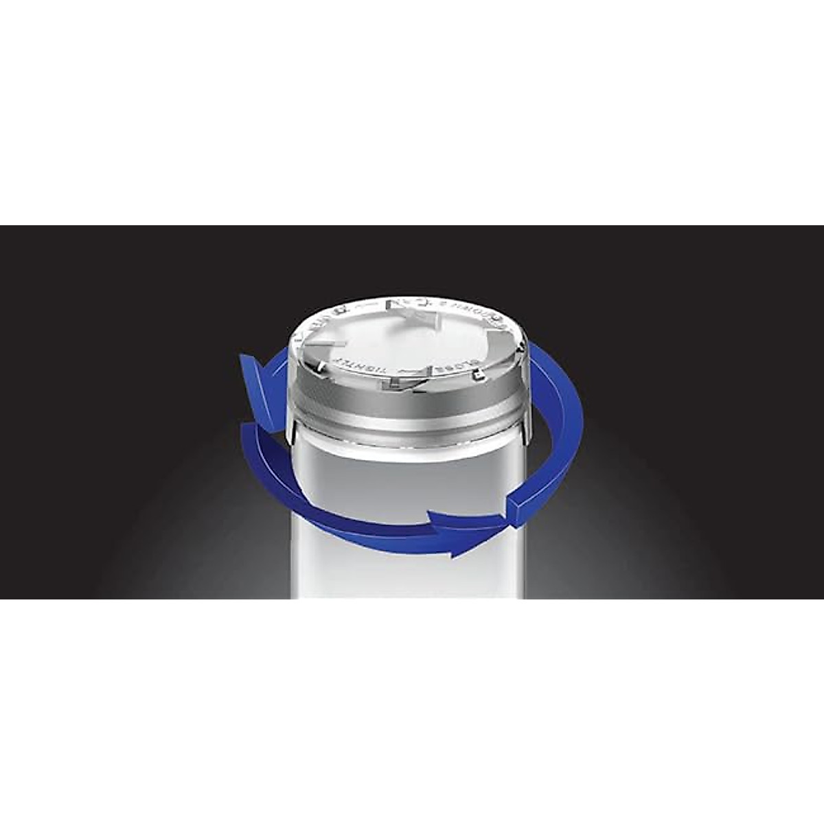 Chubby Gorilla 60CC/2FL.OZ/60ML Aviator CR Jar - Container With Inner Seal & Tamper - Clear Natural With Opaque Black Lid (PACK OF 24)