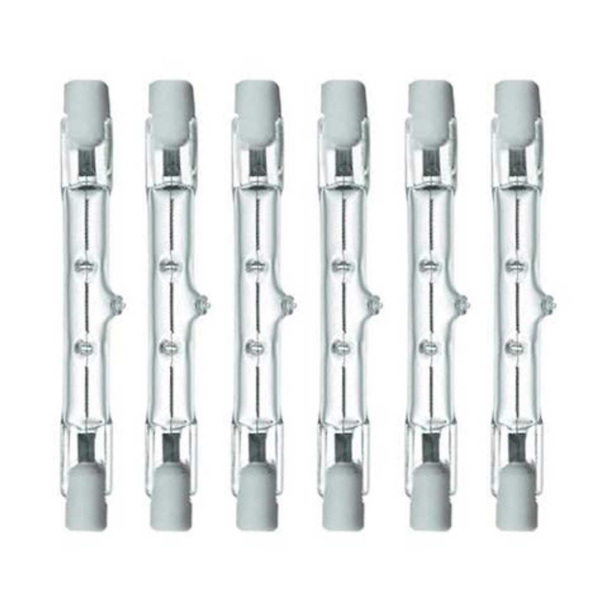 Xtricity T3 J Type Bulb 78mm Double Ended RSC Base Halogen Light Bulb, 1800 Lumens, 130V,150w Halogen Bulb 2700K Soft White, Dimmable, 78 MM, (6 Pack)