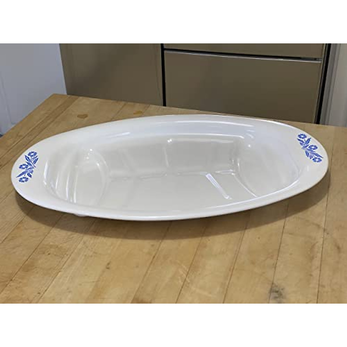 Shop CorningWare Blue Cornflower Meat Platter Rack