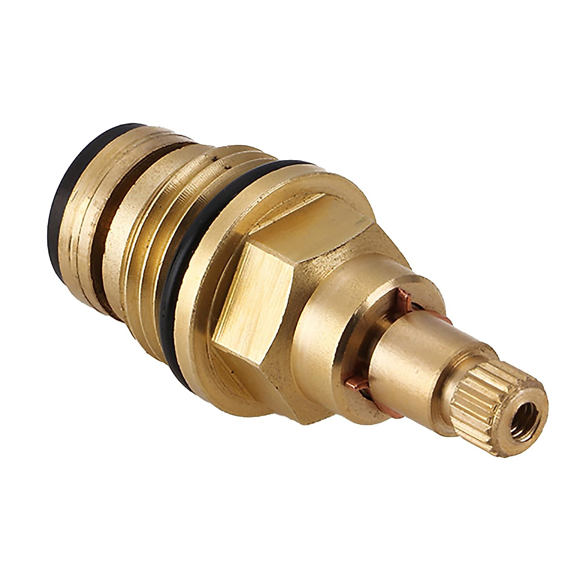 WEISUYUUS Faucet Cartridge Brass Slow Opening Spool Tap Valves Spool Faucet Hot and Cold Water Spool Tap Valves Cores Faucet Parts