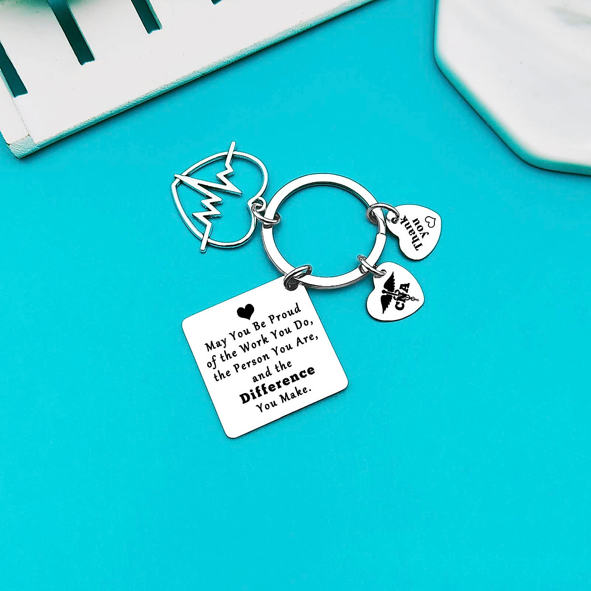 Xiahuyu CNA Thank You Gifts Certified Nursing Assistant Gifts Keychain CNA Graduation Gifts CNA Student Gifts CNA Appreciation Gifts CNA Leaving Gifts Christmas Birthday Retirement CNA Week Gifts