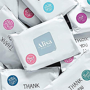 Thank You Stickers Roll of 1000 1.5 Inch 8 Designs Thank You Sticker Small Business Thank You Stickers Pink Thank You Stickers for Packaging Stickers Thank You Large Thank You Stickers