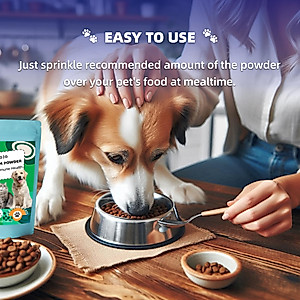 Mushrooms Extract Powder for Dogs & Cats - 10 Mushrooms Complex Pet Supplement for Immunity, Cellular Health, Cognition, Longevity - Lion's Mane, Turkey Tail, Reishi for Dogs & Cats - 3.53 oz / 100g