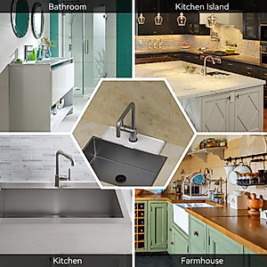 Silicone Faucet Splash Guard, Sink Protectors for Kitchen Sink, 17.71” x 5.9”, Sink Splash Guard Behind the Faucet, Keep Kitchen and Bathroom Sinks Dry,White