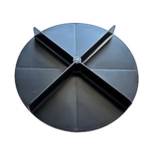 AMBITIONMOTOR 8" Spreader Spinner Disk Replacement Buyers 3013824 for ATVS15A UTVS16 with Set Screw