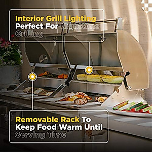 Coyote 50-Inch Built-in Natural Gas/Charcoal Dual Fuel Hybrid Grill - C1HY50NG