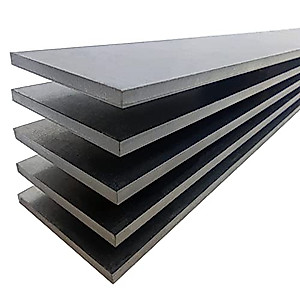 5 Pack 12"x1.5"x0.12" 1095 Steel Flat Stock with Strict Quality Standards, The Perfect Knife Making Steel for Professional & Hobbyist Use, Annealed High Carbon Steel for DIY Knife Making - by TITGGI……