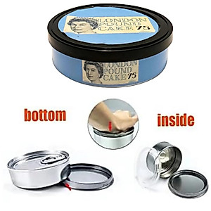 Generic Self-Seal Cali Tin Cans with Ring Lids, Side Stickers, Labels, and 100ml Capacity, Set of 20, 240505