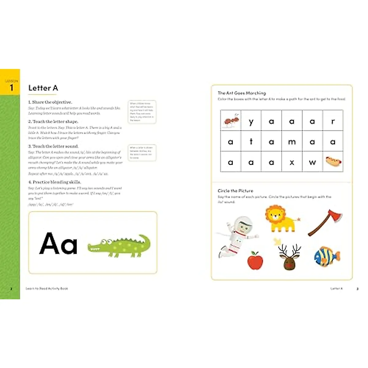 Learn to Read Activity Book: 101 Fun Phonics Lessons to Teach Your Child to Read