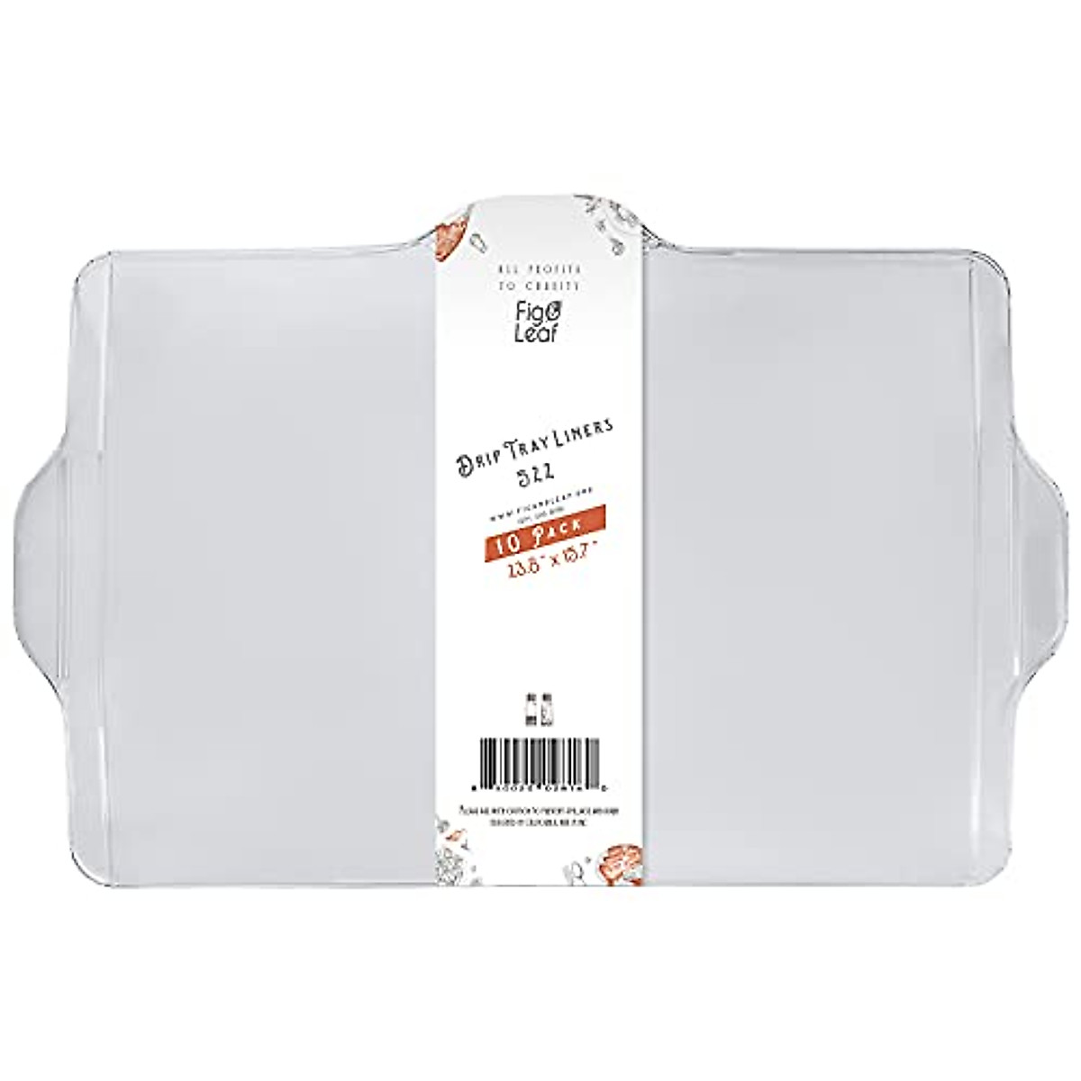 Fig & Leaf (10 Pack) Drip Tray Liners Compatible with Traeger BAC522 Liners Timberline 850 Grills l Heavy-Duty Disposable BBQ Aluminum Foil