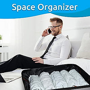 COSadiman TAILI Vacuum-compressing 10Pcs Travel Compression Bags Vacuum Packing Roll Up Travel Space Saver Bags for Luggage Cruise Ship Essentials No Pumps Needed (Small)