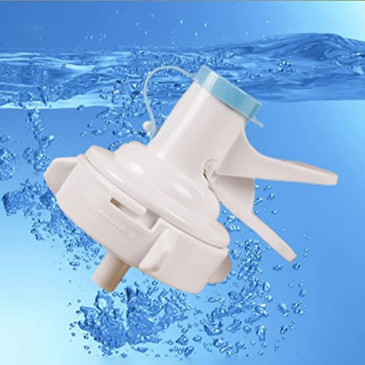 Water Dispenser Valve Reusable Water Bucket Jug Plastic Spigot Faucet Nozzle with Dustproof Cap and Wood Stick for 55 mm Non Threaded Crown Top Jugs Bottles (Not for Threaded Bucket), 1 Pack