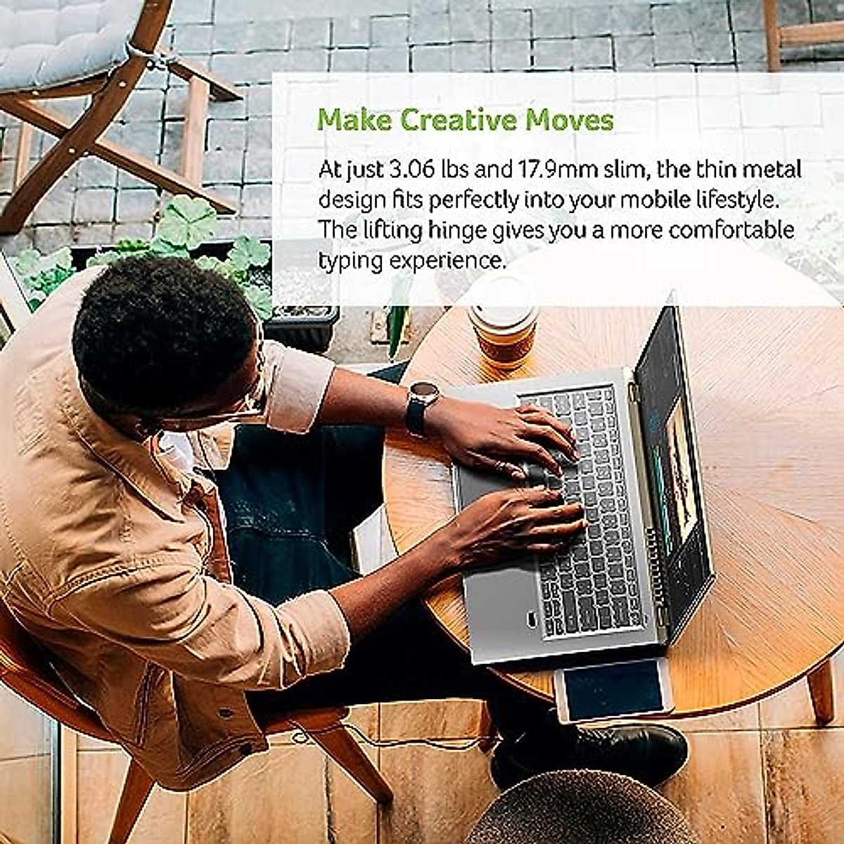 Acer 2023 Newest Swift X Laptop, 14" FHD Display, AMD Ryzen 7 5825U Processor, NVIDIA RTX 3050 Ti, 16GB RAM, 1TB SSD, 13 H of Use, Fingerprint Reader, Wi-Fi 6, Backlit KB, Thin & Light, Windows 11