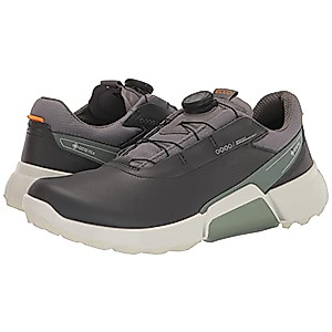 ECCO Men's BIOM HYBRID 4 BOA GORE-TEX WATERPROOF, MAGNET/FROSTY GREEN, 10-10.5