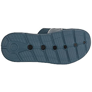 Under Armour Women's Ignite Pro Graphic Slide, (400) Static Blue/Static Blue/Gray Mist, 8, US