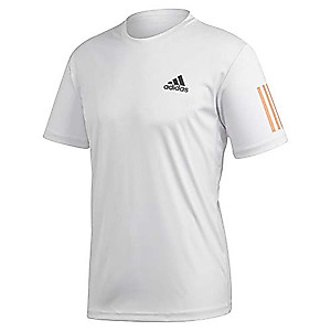 adidas Club 3 Stripes Tee, Dash Gray/Gray Six, X-Large