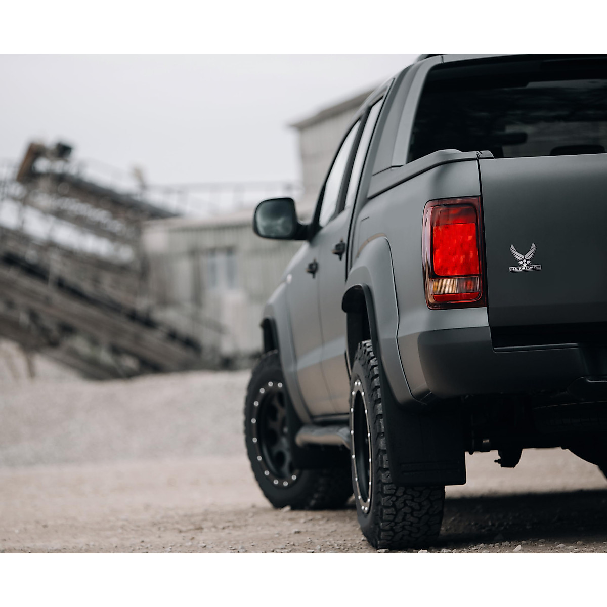 Elektroplate Officially Licensed U.S. Air Force Wings Chrome Auto All Metal Emblem for Cars, Trucks, and All Auto | Universal Fit at 3" x 3.4" | Weatherproof