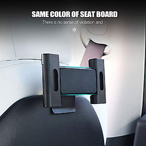 SPEEDPARK for Tesla Accessories Model 3/Y Car Headrest Mount，Angle Adjustable Headrest Mount，Universal Tablet Holder Phone for Car Backseat，for 6.3" to 10.5" iPad/Tablet/Smartphone/Nintendo Switch