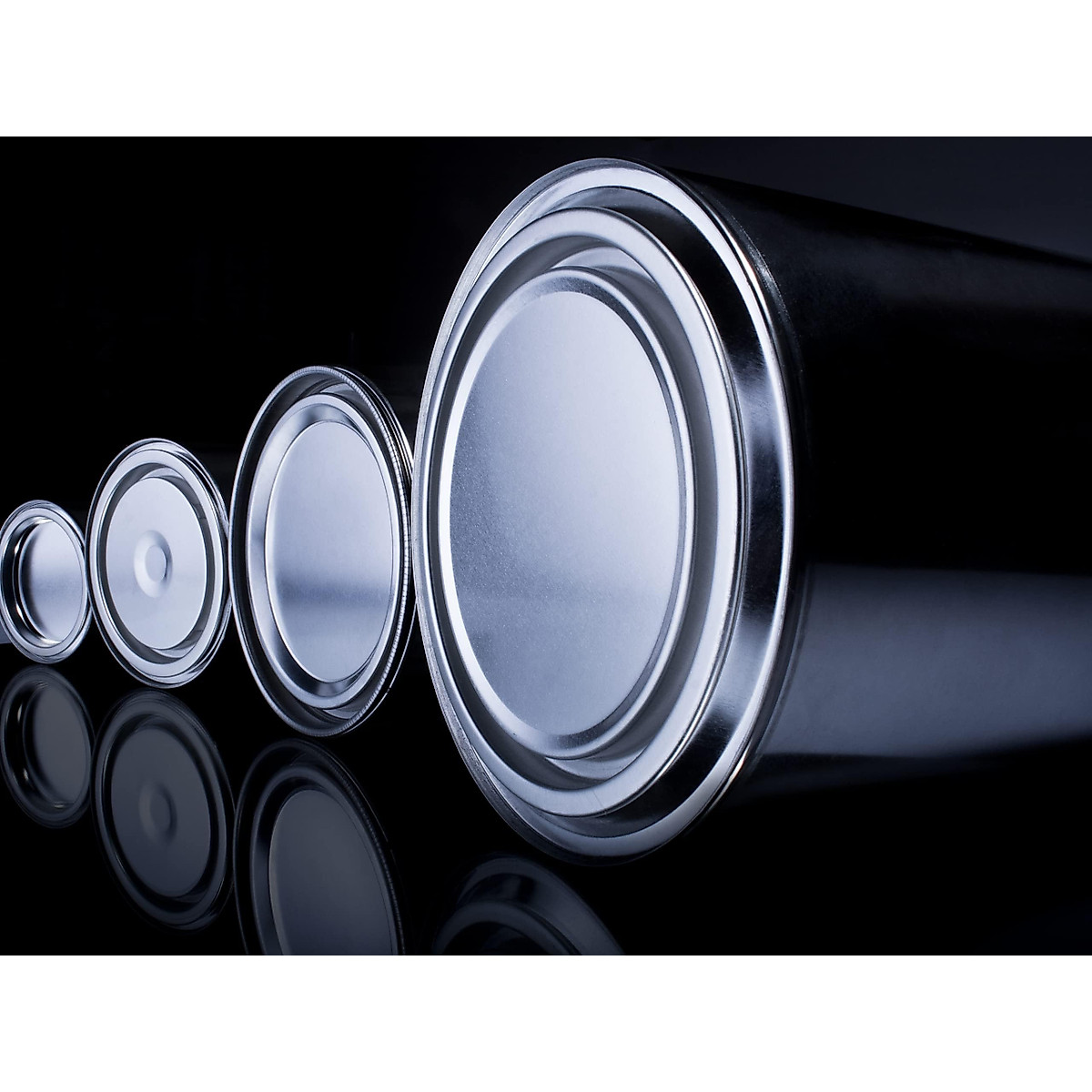 BLYSK Empty Metal Paint Cans with Lids, (Pint Size, 6 Pack) Empty Pint Paint Can Storage, Unlined Multipurpose Storage for Arts and Crafts, DIY Projects, Painting, Garage Organization, Free Can Opener