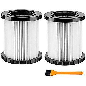 DCV5801H Hepa Replacement Filter Compatible for DeWalt DCV580 & DCV581H Wet Dry Vacuum Pack of 2