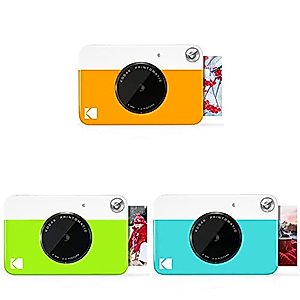 Kodak Printomatic Digital Instant Print Camera (Yellow) & Printomatic Digital Instant Print Camera (Green) & Printomatic Digital Instant Print Camera (Blue)