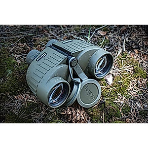 Steiner Military-Marine Series Binoculars, Lightweight Tactical Precision Optics for Any Situation, Waterproof, Green, 7x50