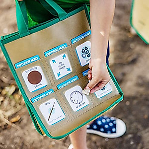 Melissa & Doug Let’s Explore Indoor/Outdoor Scavenger Hunt Play Set – 80 Double-Sided Cards - Activities For Kids, Seek And Find Games, Nature Game Kids Ages 4+