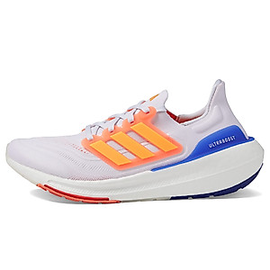 adidas Men's Ultraboost Light White/Solar Gold/Lucid Blue 9 D (M)