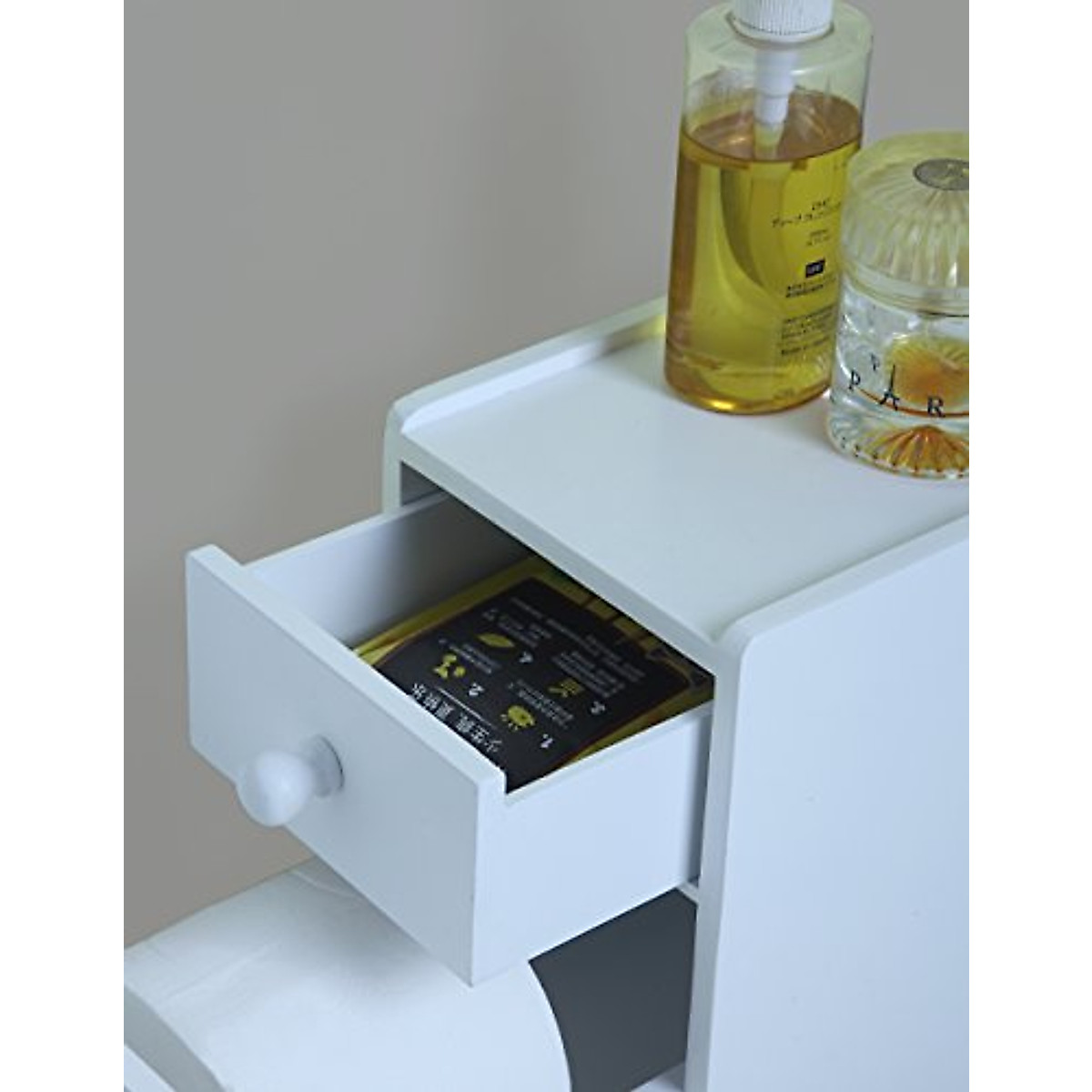 Proman Products Bathroom Floor Cabinet Wood in Pure White (Model: ZLMN46001)