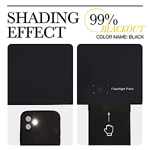 NICETOWN Black Blackout Curtain Blinds - Solid Thermal Insulated Window Treatment Blackout Drapes/Draperies for Bedroom (2 Panels, 42 inches Wide by 63 inches Long, Black)