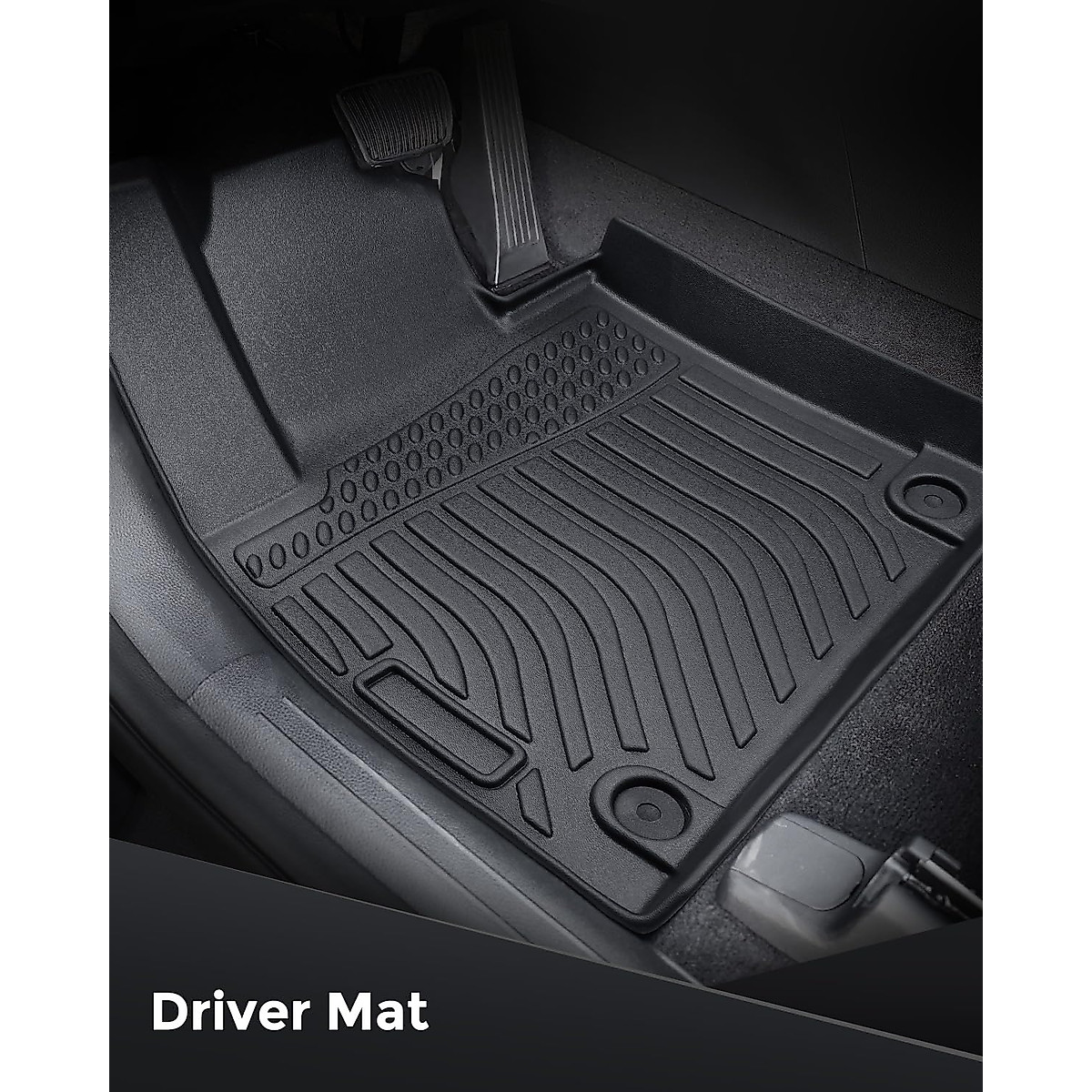 Liner Master® for Hyundai Santa Fe Floor Mats 2023 2022 2021 (Not for Hybrid) 4 PCS All Weather Custom Floor Liners Fit for Front Rear Cargo, Heavy Duty Interior Accessories for Hyundai Santa Fe