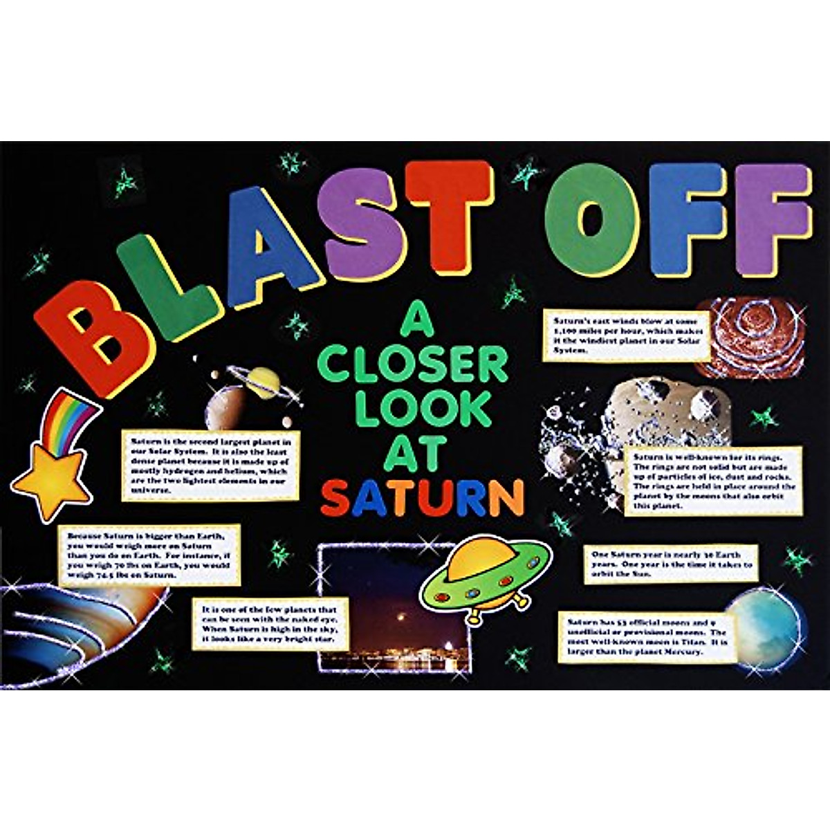 ArtSkills Puffy Neon Jumbo Rainbow Glitter Glue Pens, 5 Colors, 5 Count