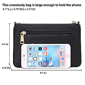 SENDEFN Women's Wallet Large Capacity RFID Blocking Leather Wallets Credit Cards Organizer with Checkbook Holder