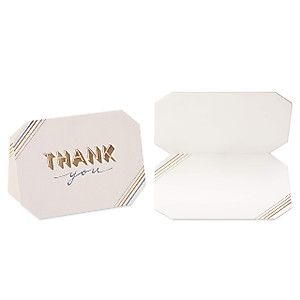 Papyrus Thank You Cards with Envelopes, Business (2-Count)