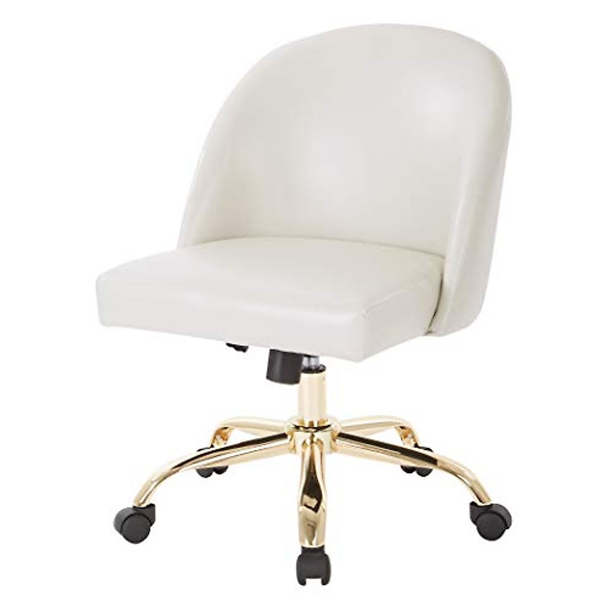 OSP Home Furnishings Layton Office Chair, Cream