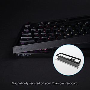 Tecware Phantom Shroud Classic Magnetic Keyboard Cover, for Phantom 87 and 104 Mechanical Keyboards (104 Keys Black)