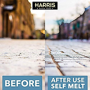 HARRIS Kind Melt Pet Friendly Ice and Snow Melter, Fast Acting 100% Pure Magnesium Chloride Formula with Scoop Included, 15lb