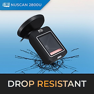Adesso NuScan 2800U Omnidirectional 2D Desktop Barcode Scanner USB